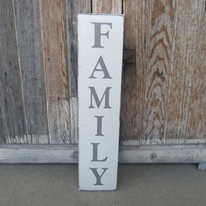 Primitive Family Hand Painted Vertical Sign With Color Options GCC7592 ...