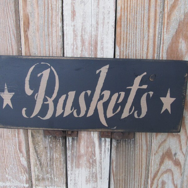 Primitive Basket - Etsy