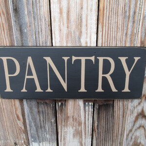 Primitive Pantry Hand Painted Horizontal 12" Sign With Color Options ...