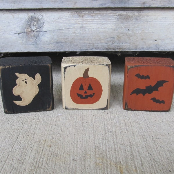 Halloween Blocks - Etsy