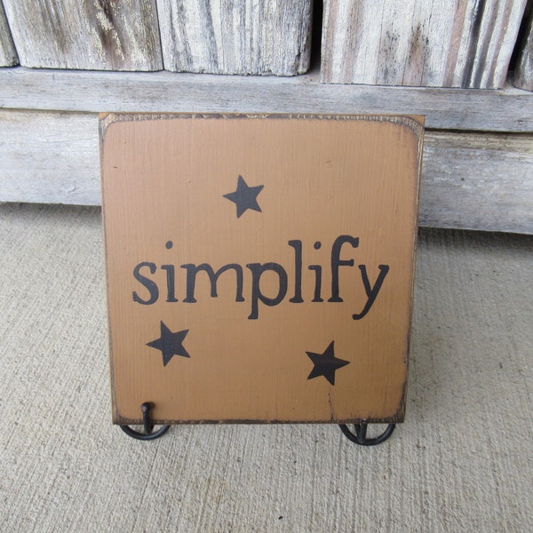 Simplify Sign - Etsy