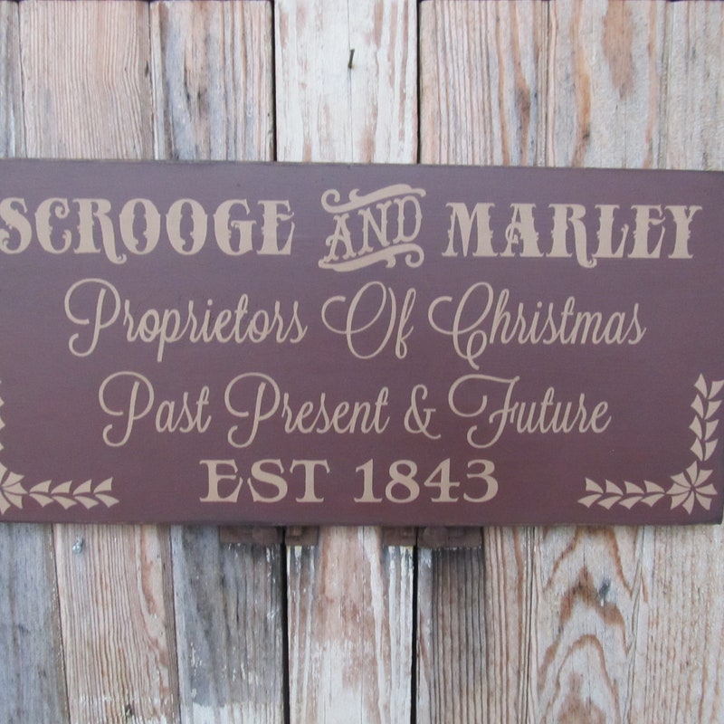 Christmas Carol Sign - Etsy