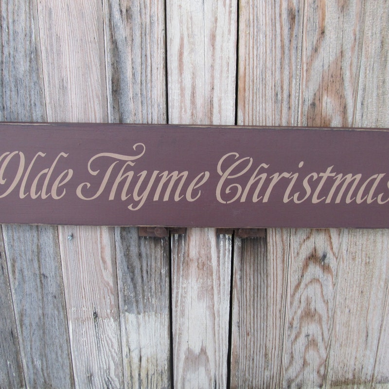 Thyme Sign - Etsy