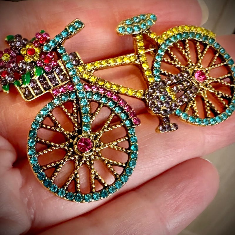 Bicycle Pin - Etsy
