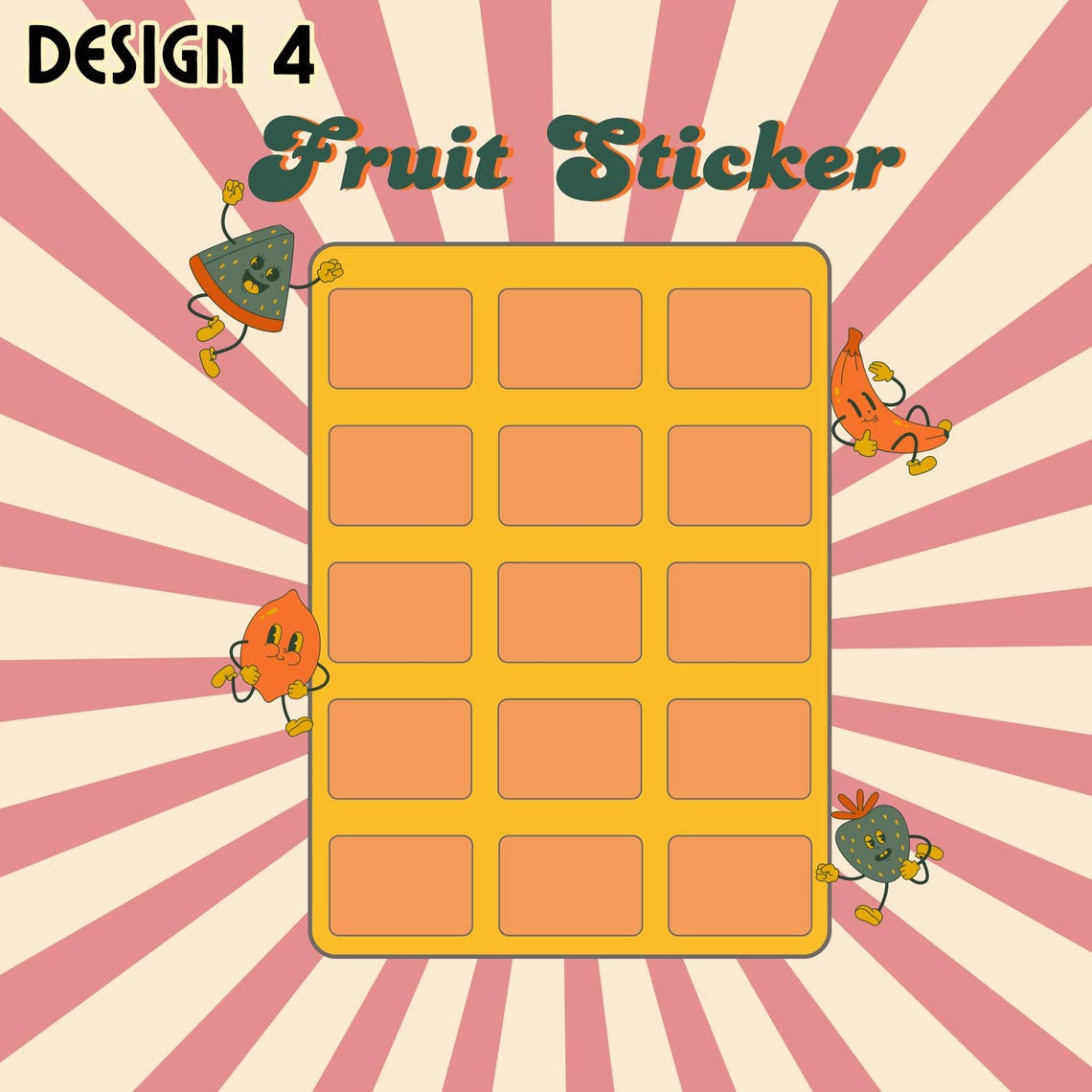 Fruit Sticker Hunt Printable | Fun Sticker Collection Sheet | DIY Fruit ...