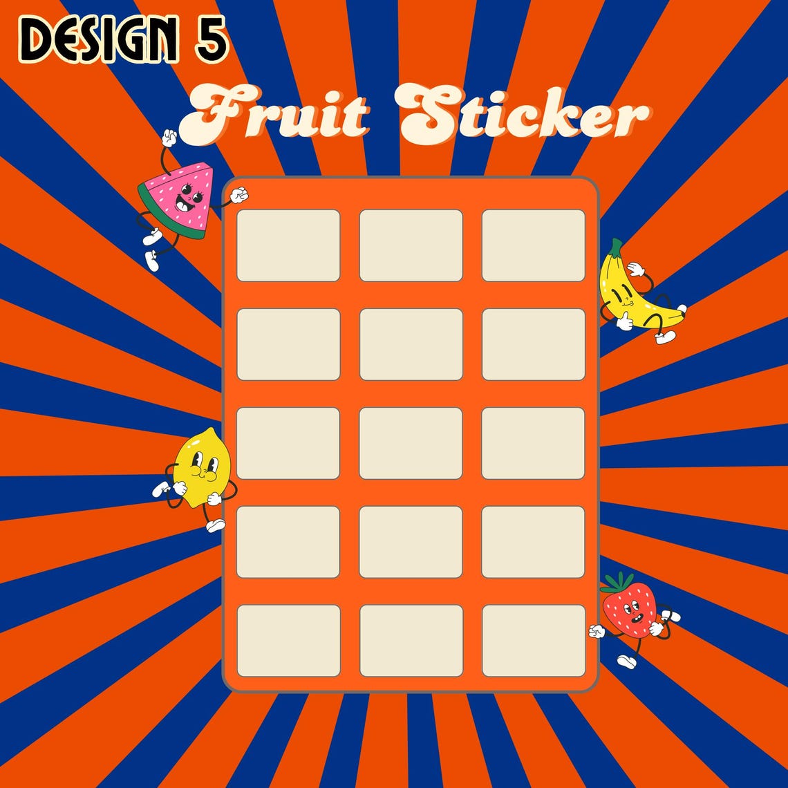 Fruit Sticker Hunt Printable | Fun Sticker Collection Sheet | DIY Fruit ...