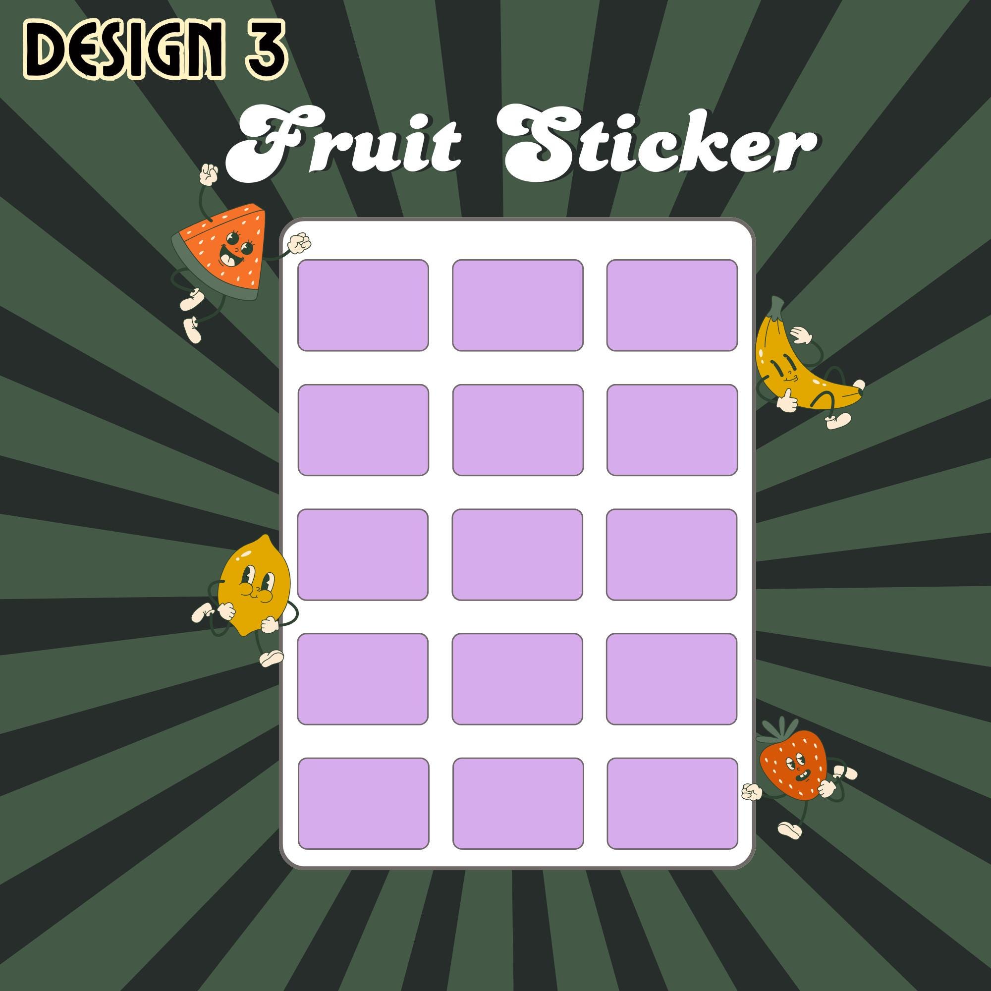 Fruit Sticker Hunt Printable | Fun Sticker Collection Sheet | DIY Fruit ...