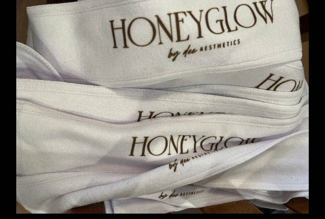 Spa Head Wrap Headband Personalized Logo Monogram Wedding Spa Logo ...