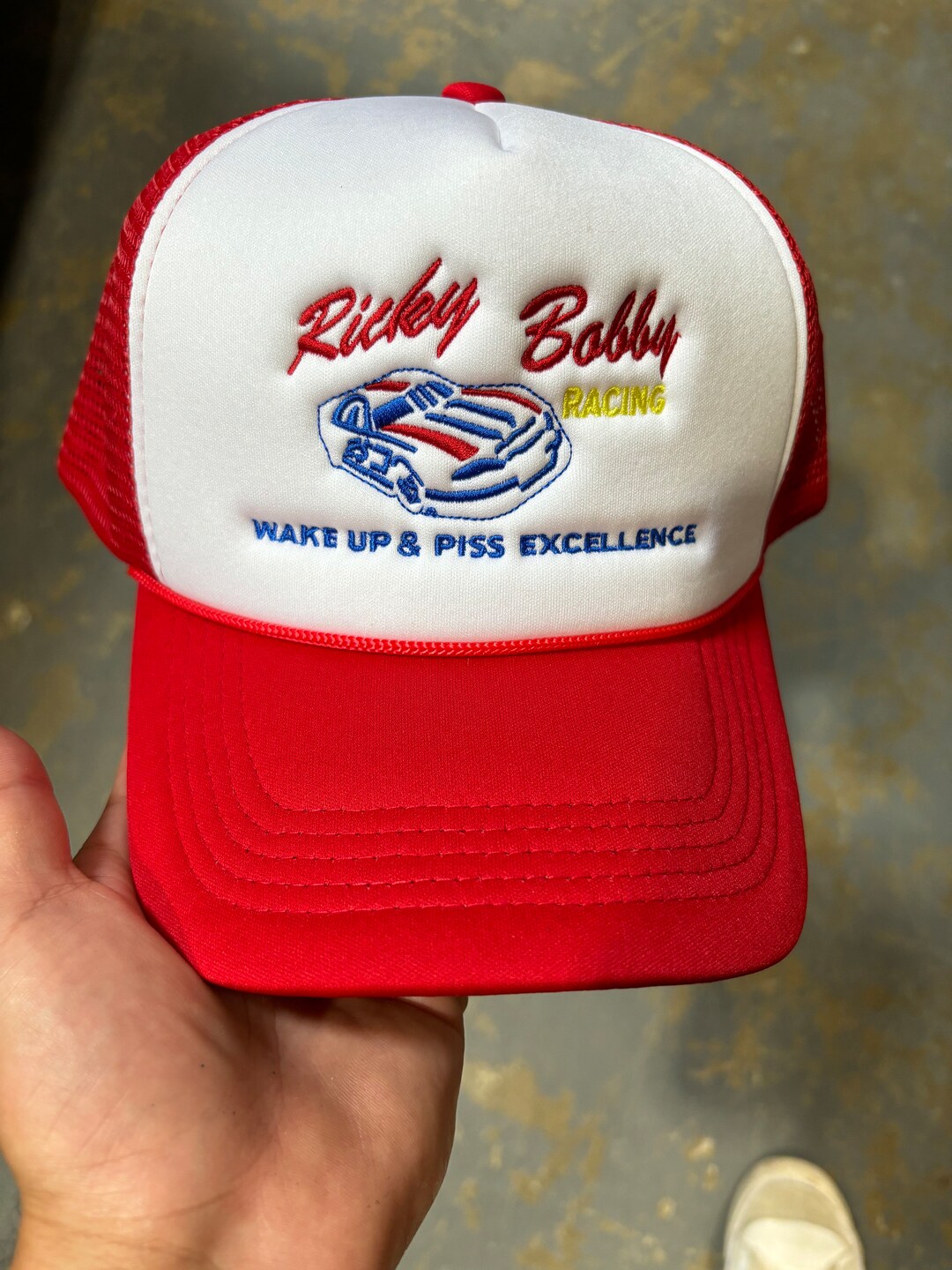 Ricky Bobby Embroidered Trucker Hat - Etsy