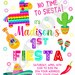 My First Fiesta Birthday Invitation, Birthday, First Birthday, 5x7 ...