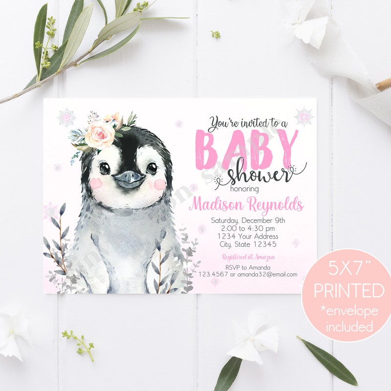 Penguin Baby Shower - Etsy