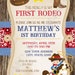 Custom PRINTED First Rodeo Birthday Invitation, Cowboy, First Rodeo ...