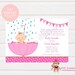 Custom Printed Pink Baby Sprinkle Rain Sprinkle Umbrella Girl Baby ...
