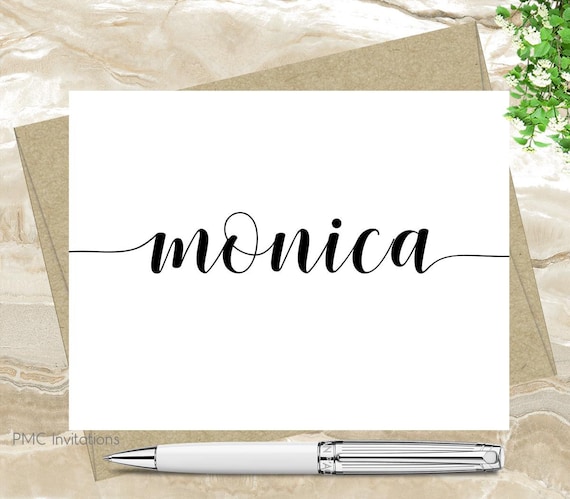 Custom FOLDED Note Cards, Personalized Stationery Set, Teacher Gift ...