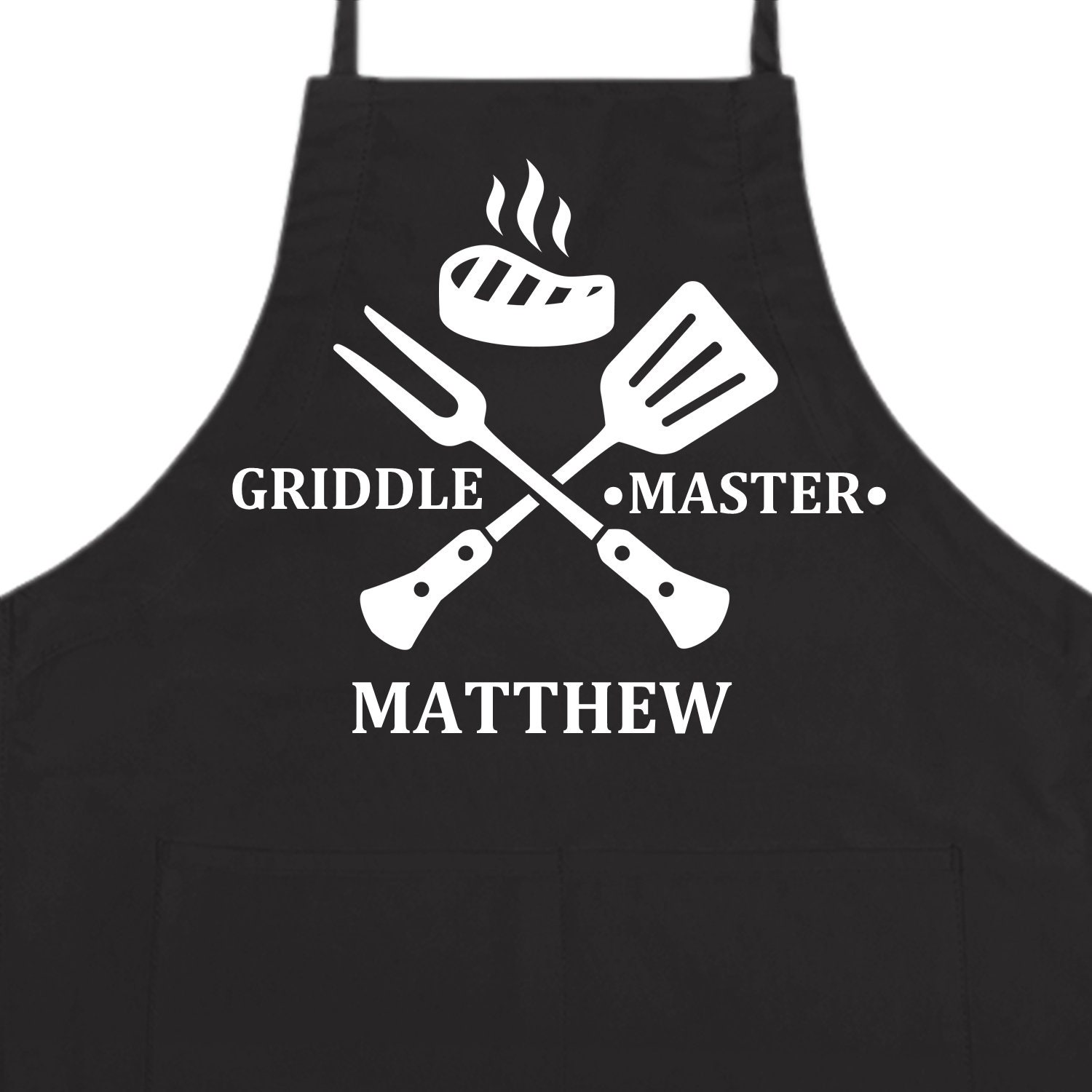 Personalized Grill Master Apron Custom Smoke Master Apron | Etsy