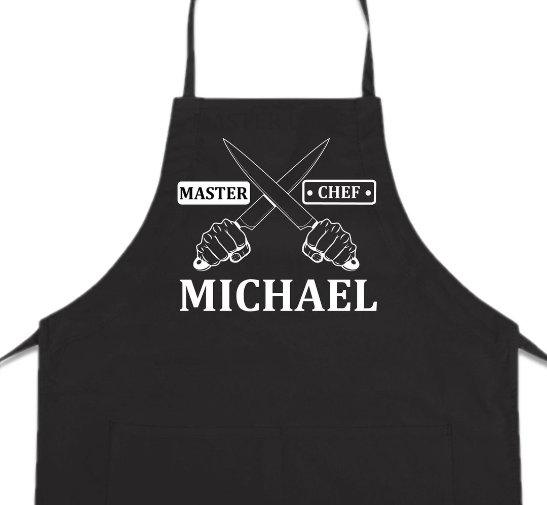 Personalized Master Chef Apron Custom Cooking Baking Apron Gifts for ...