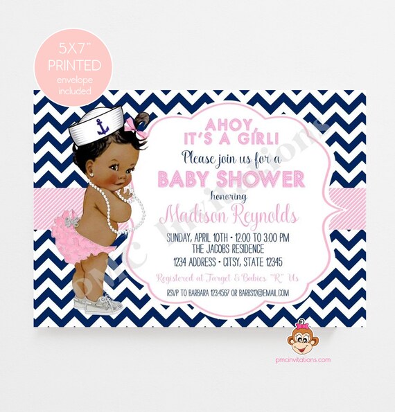 Chevron Girl Shower Invites Elephant Baby Shower Invitations Chevron