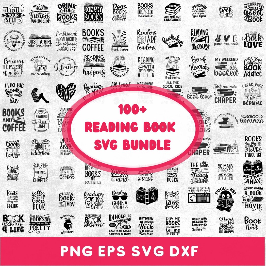 100+ Reading SVG Bundle, Floral Books Svg Designs, Book Lover Svg ...