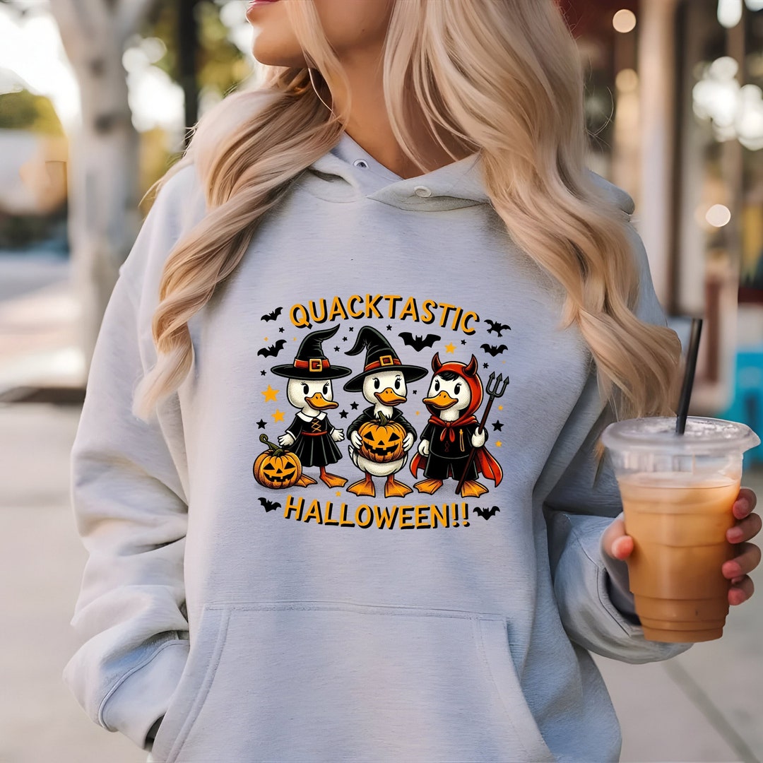 Quacktastic Halloween Ducks PNG, Funny Duck Png, Duck Lover Png, Ghost ...