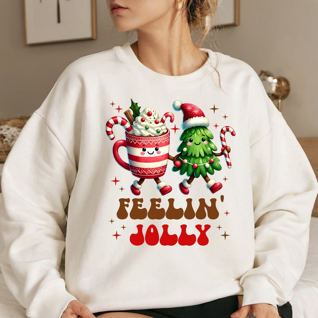 Feelin Jolly Png Santa Png, Merry and Bright Png, Christmas Png ...