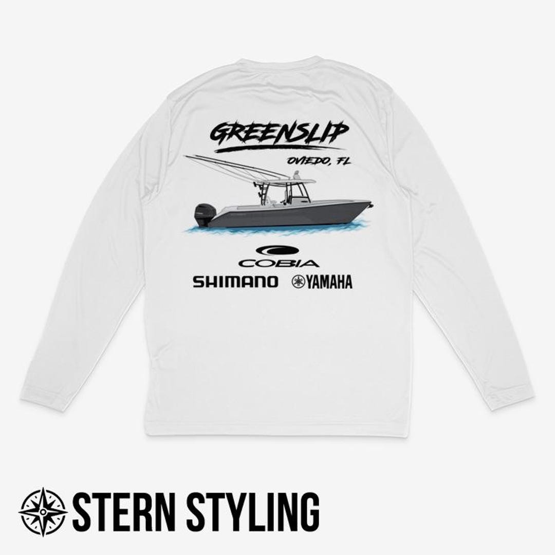 Custom Performance Boat Shirt - Long Sleeve ARTWORK INCLUDED - Etsy