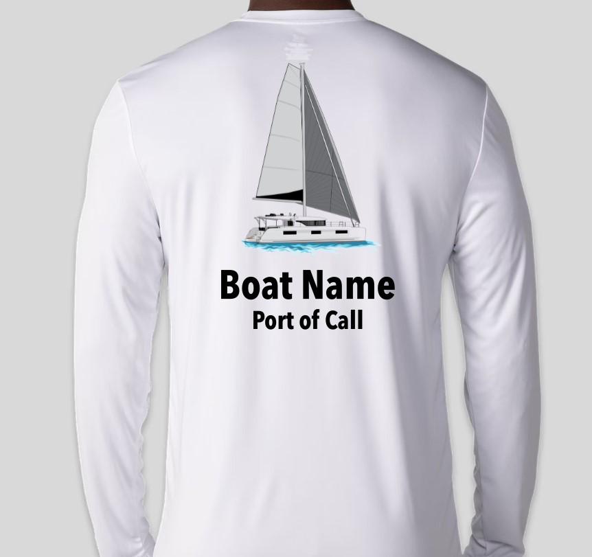 Custom Performance Boat Shirt - Long Sleeve ARTWORK INCLUDED - Etsy