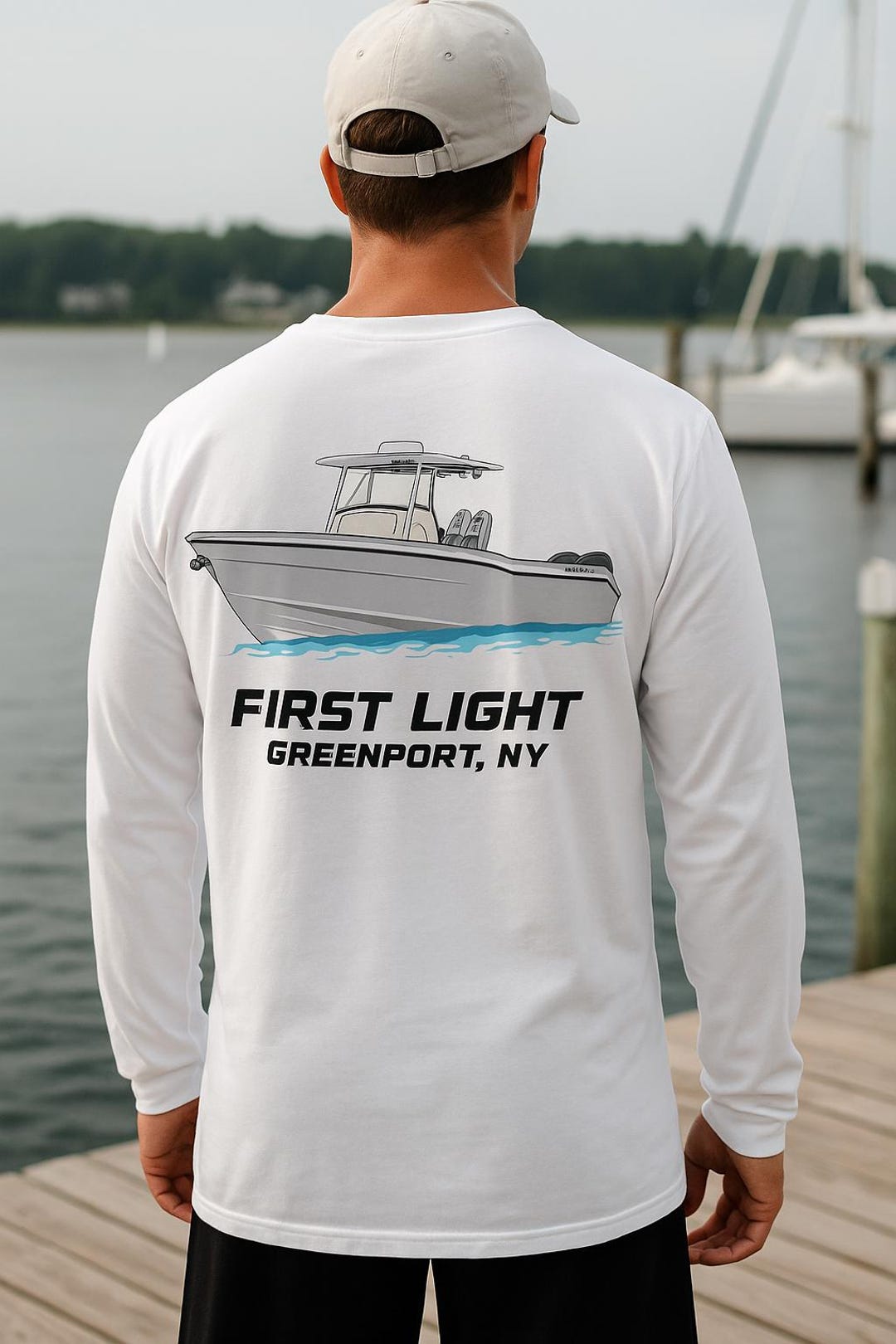 Custom Performance Boat Shirt - Long Sleeve ARTWORK INCLUDED - Etsy