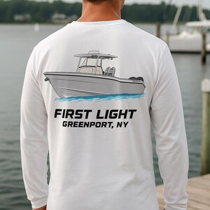 Custom Performance Boat Shirt - Long Sleeve ARTWORK INCLUDED - Etsy