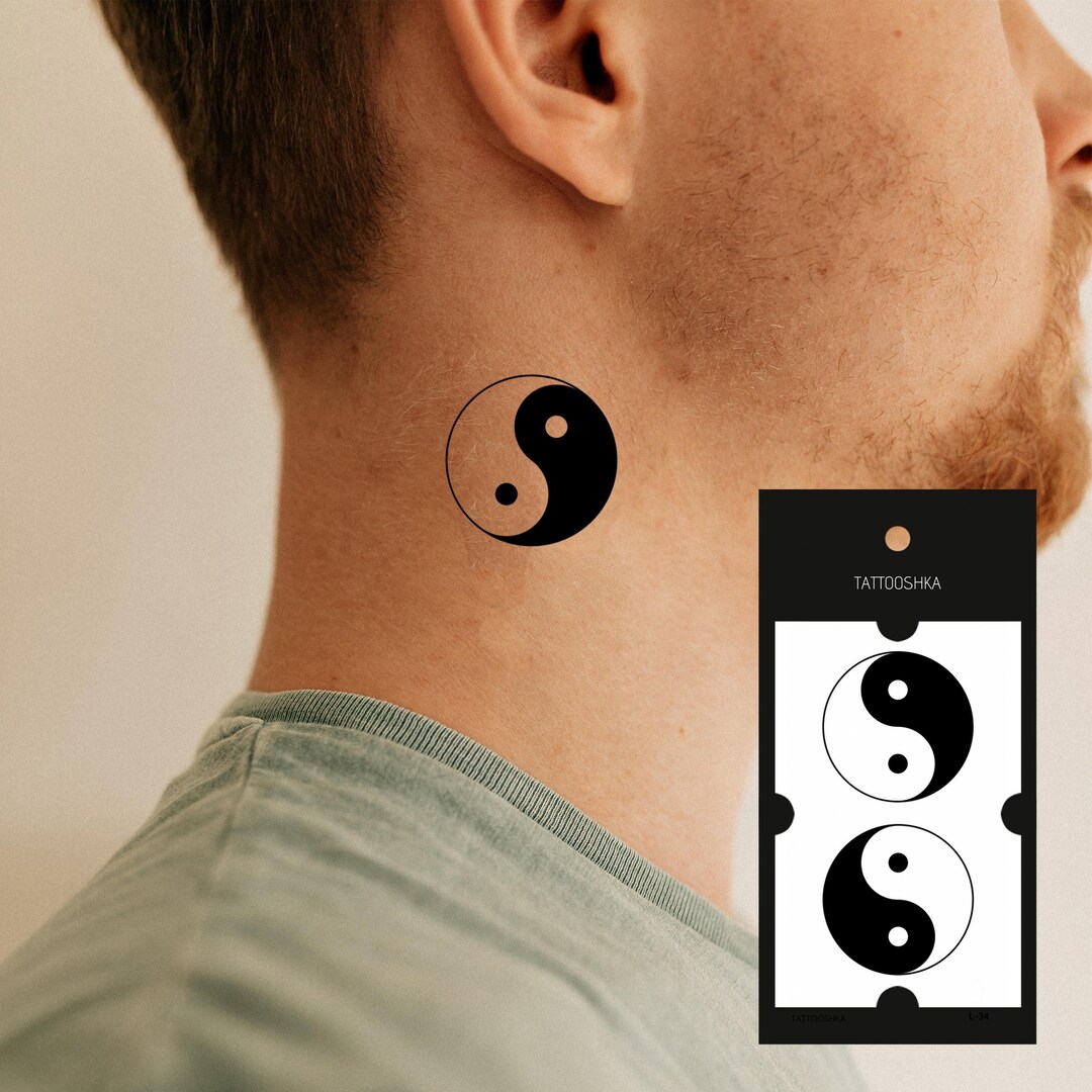 Yin and Yang (L-34). Temporary Tattoos. Party Tattoos. Kids Tattoos ...