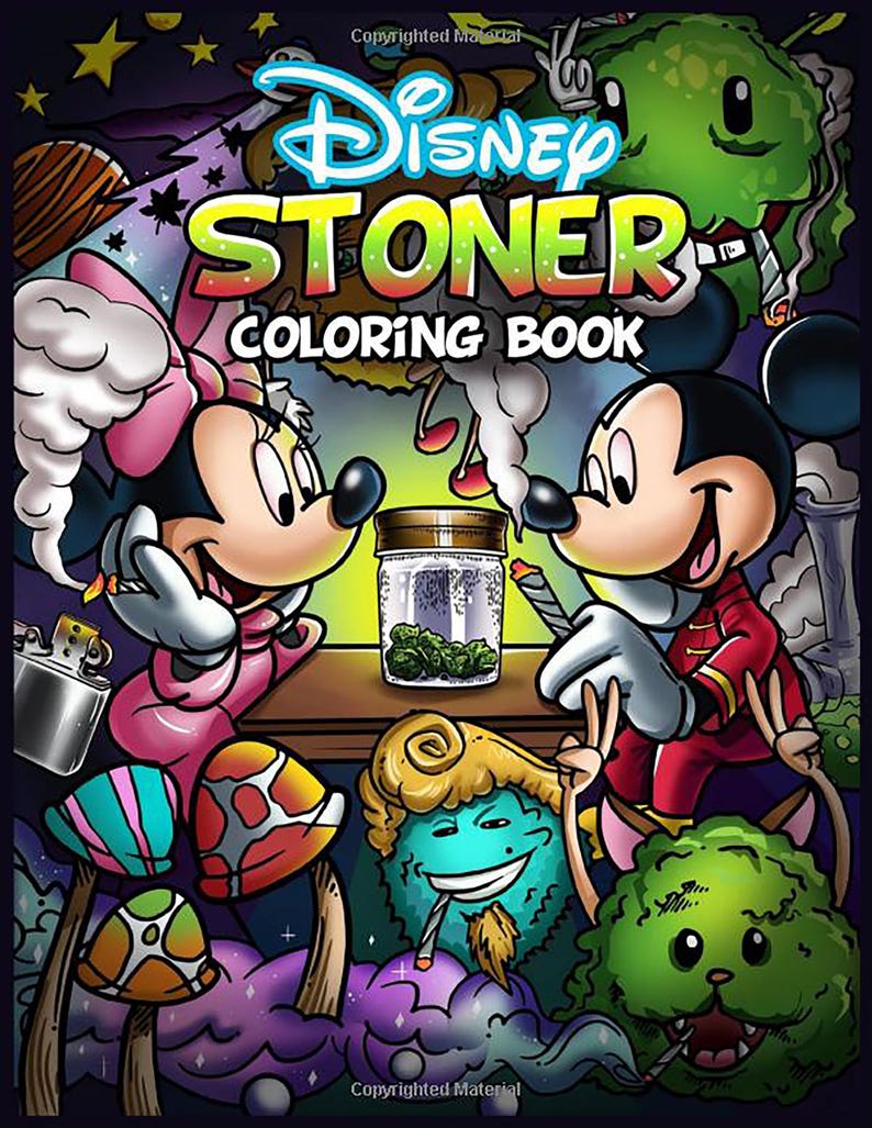 Stoner Coloring Book: an Interesting Stoner Coloring Book for Fans to ...