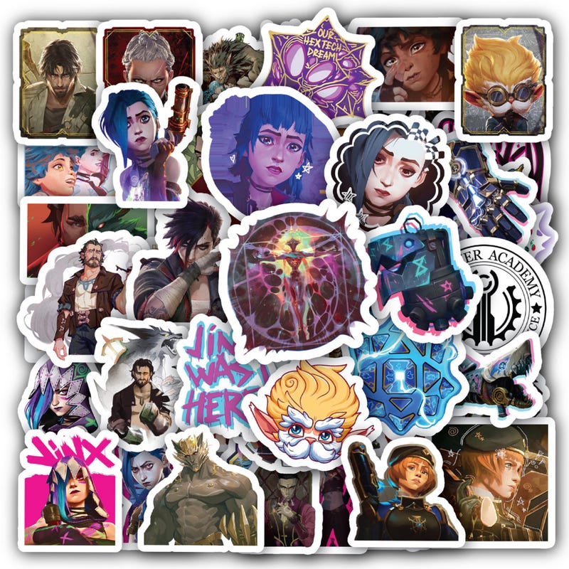 Arcane Sticker Characters - Etsy
