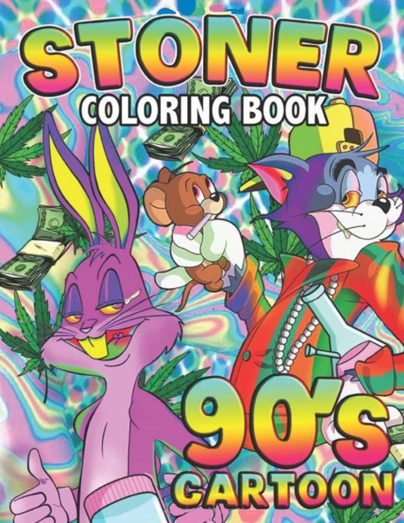 90s Cartoon Coloring Book: an Amazing 90s Cartoon Coloring Pages to ...