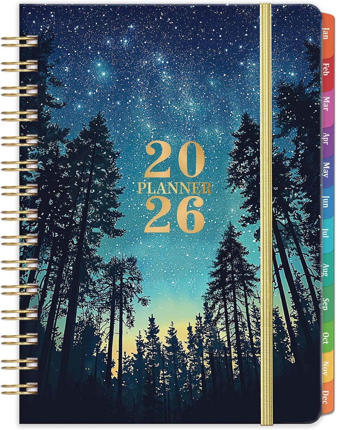 2026 Celestial Forest Planner: A5 Weekly Monthly Organizer 6.4''X8.5 ...