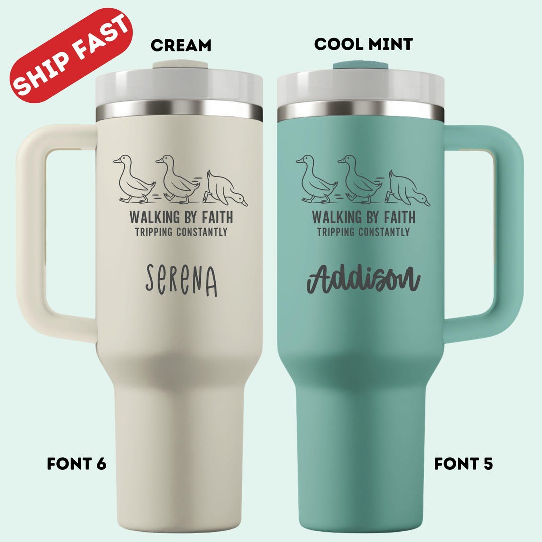 Christian Tumbler Gift 40oz Engraved Personalized Baptism Special Gift ...