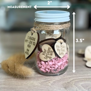 Mother's Day Gift Personalized Love Jar Reasons Why I Love You Mom Gift ...