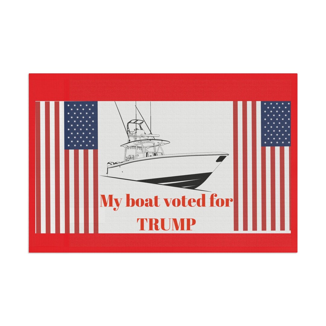 Trump Boat Flag - Etsy