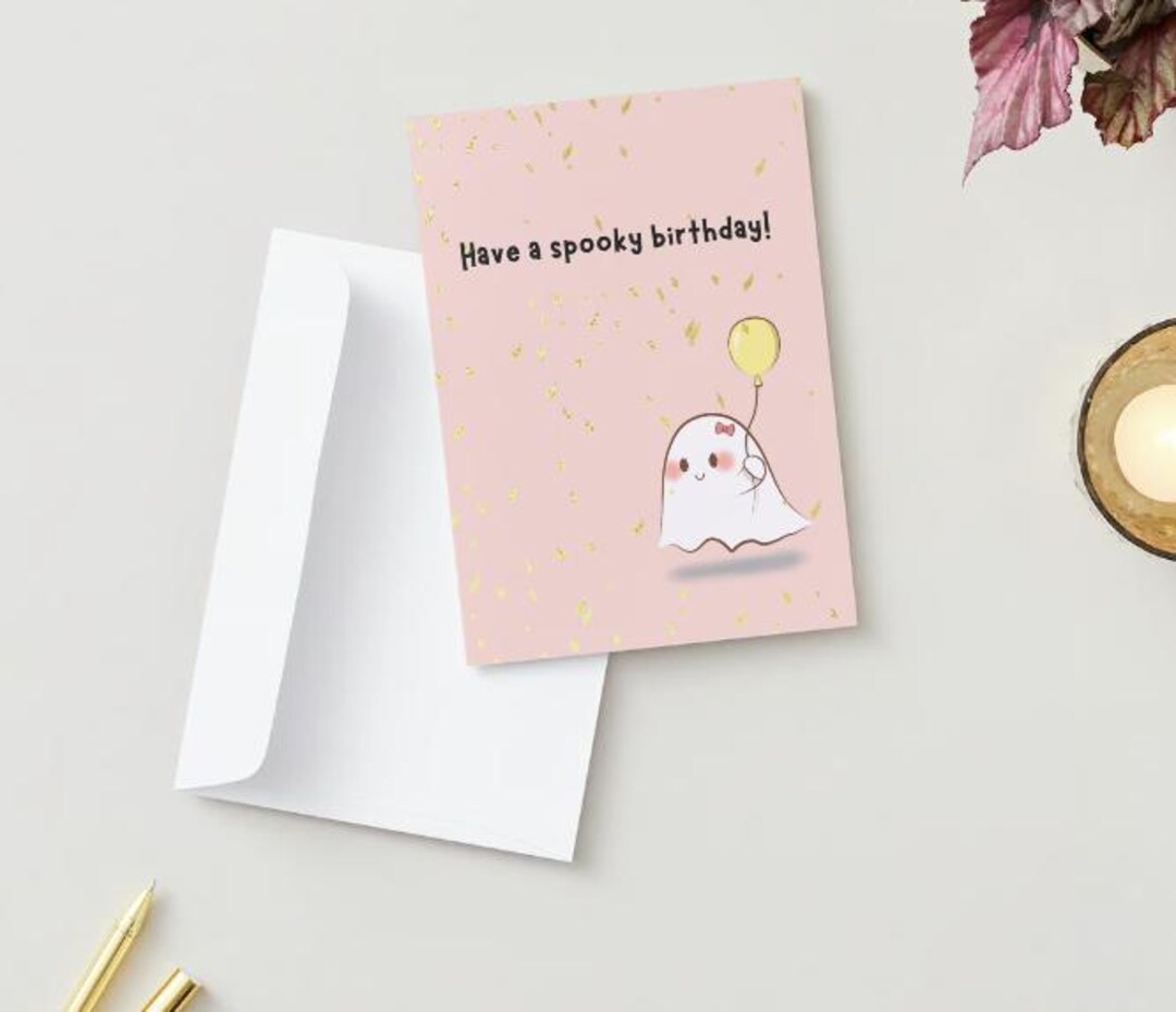 Spooky Birthday Card - Etsy
