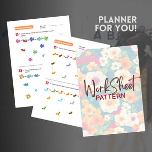Pattern Completion Worksheets for Kids, Fun Printable Pattern ...