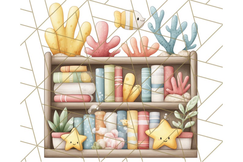 Sea Animal Clipart for Kids PNG | Cute Ocean Classroom Decor ...