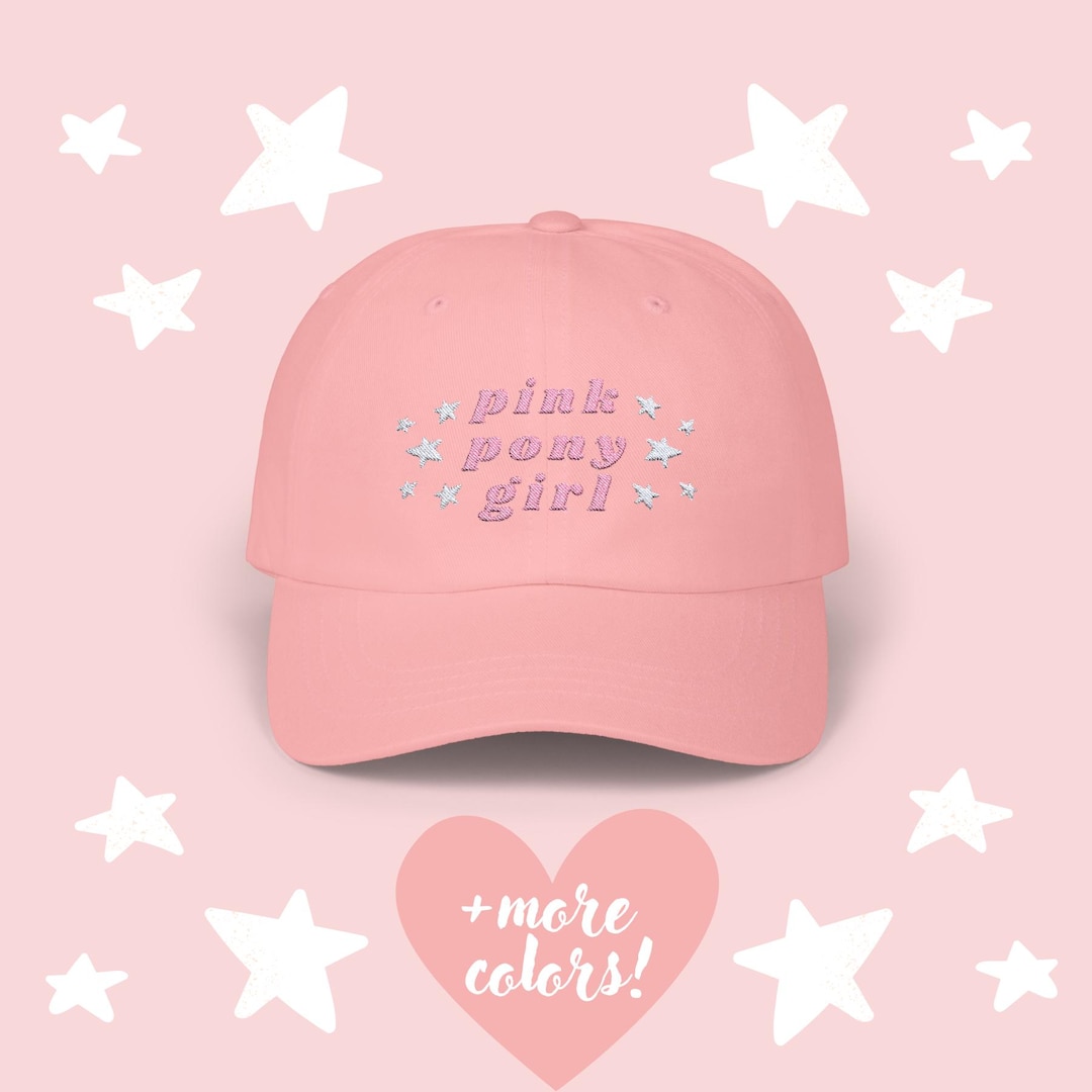 Cute Pink Chappell Roan Hat, Hot Embroidered Baseball Cap, Aesthetic ...