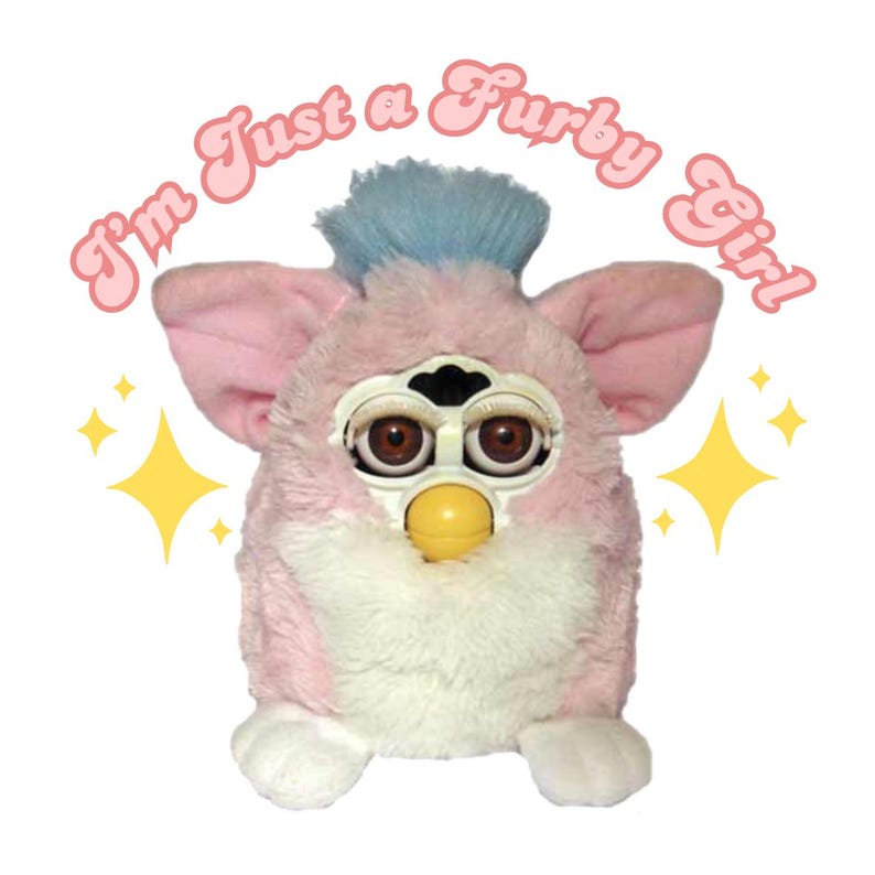 Just a Furby Girl Cross Stitch Pattern - Etsy
