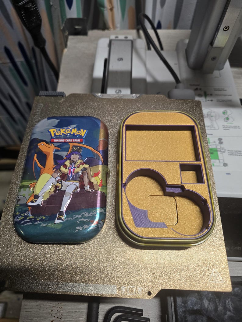 Pokémon TCG Tin Dice Tray Insert | Custom 3D Printed Organizer for ...