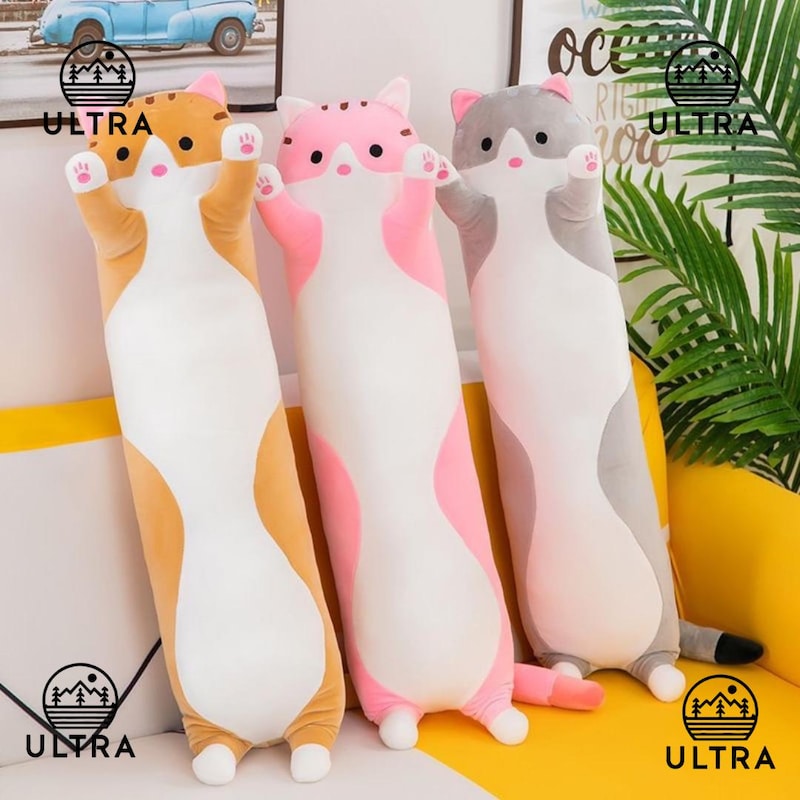 Long Cat Pillow Plush - Etsy