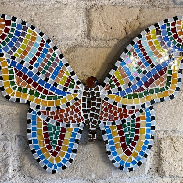 Butterfly Mosaic - Etsy