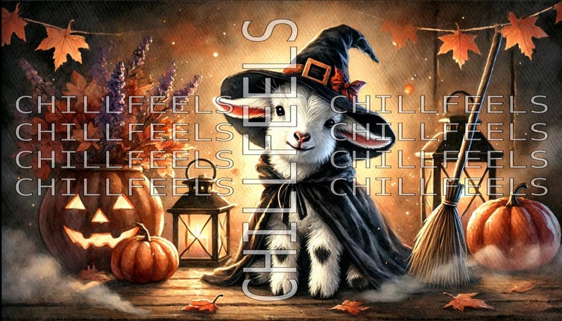 Halloween-tine Printable Goats in Costume 3 1/2 by 2 Inch - Etsy