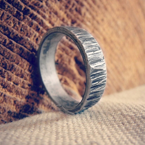 Wood Grain Ring - Etsy