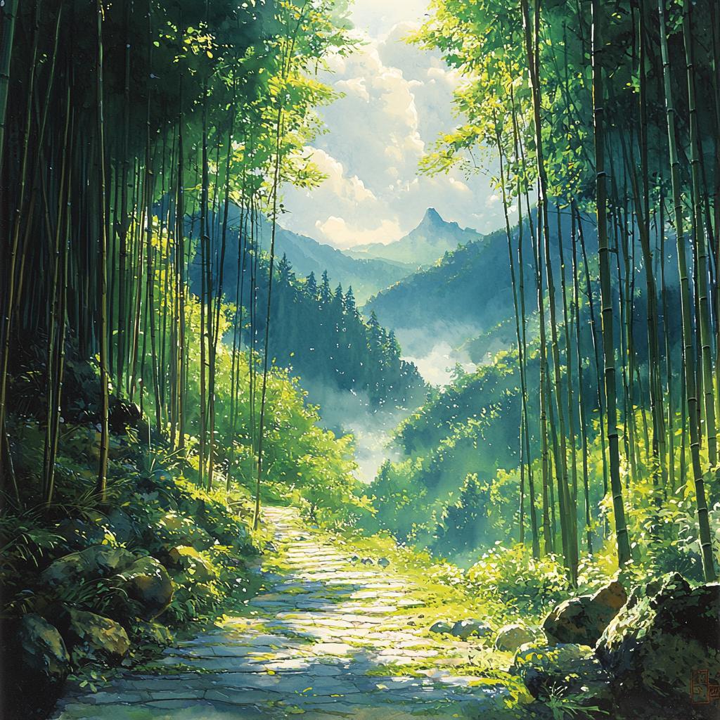 24 Forest Path Clipart, Bamboo Forest Clipart, Nature Scenery Clipart ...