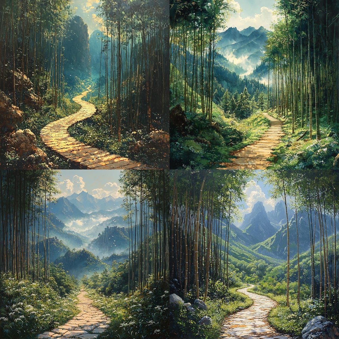 24 Forest Path Clipart, Bamboo Forest Clipart, Nature Scenery Clipart ...