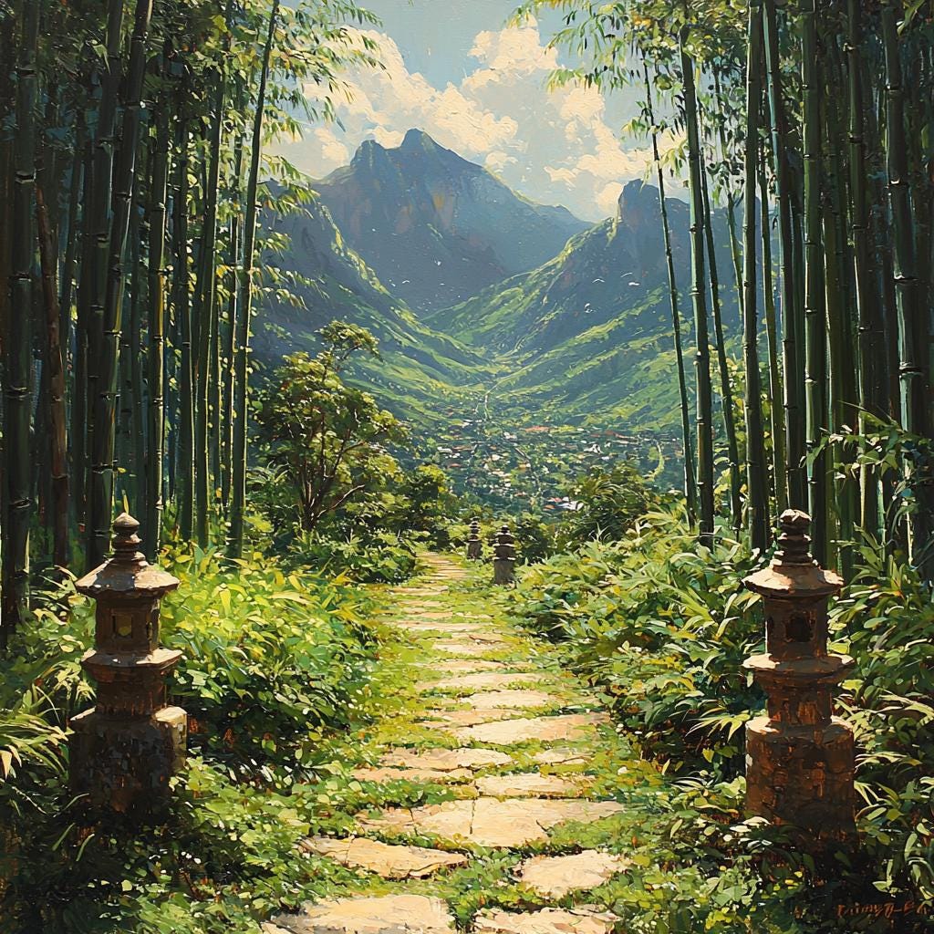 24 Forest Path Clipart, Bamboo Forest Clipart, Nature Scenery Clipart ...