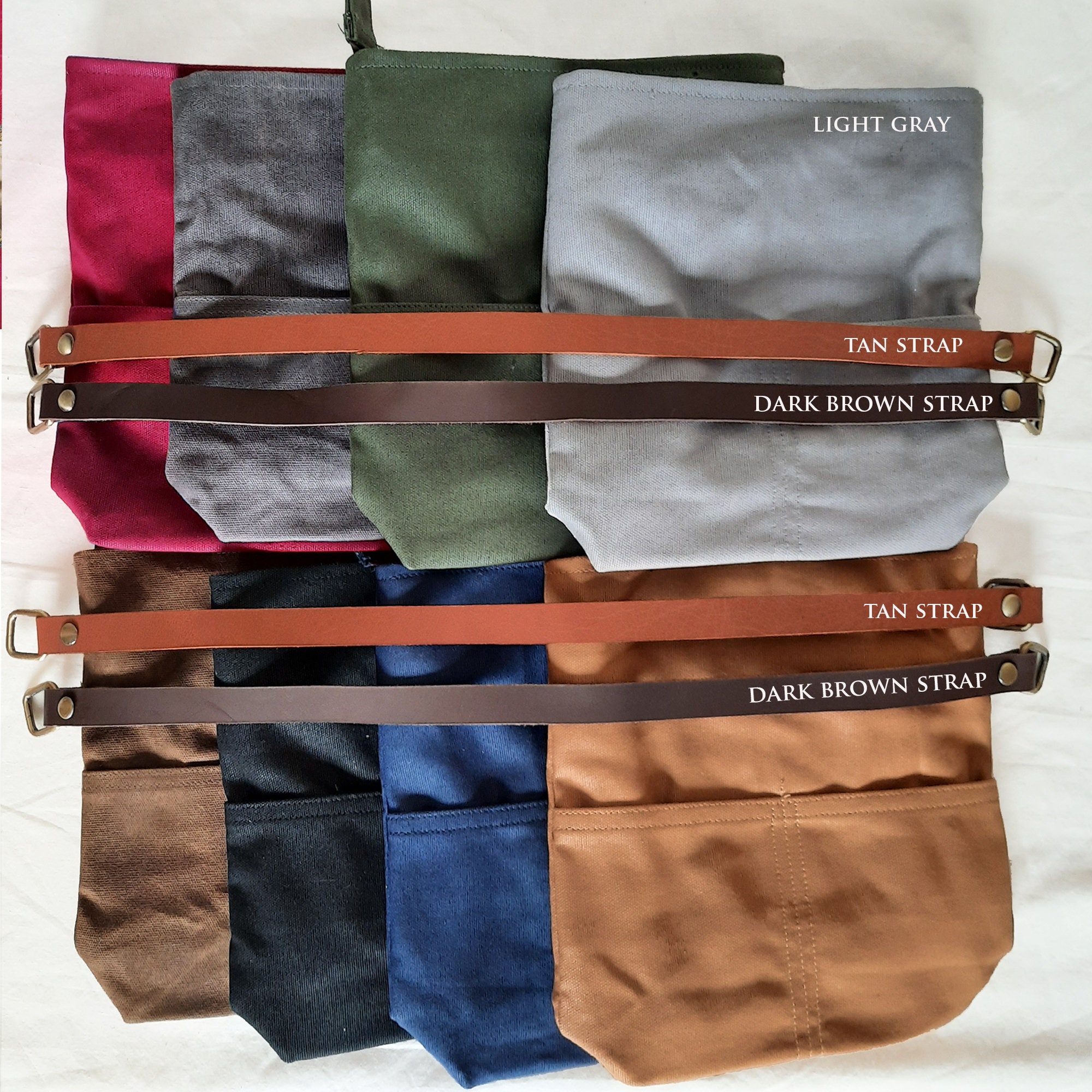 Leather Strap Bag Tote Bag for Men Personalized Bag | Etsy